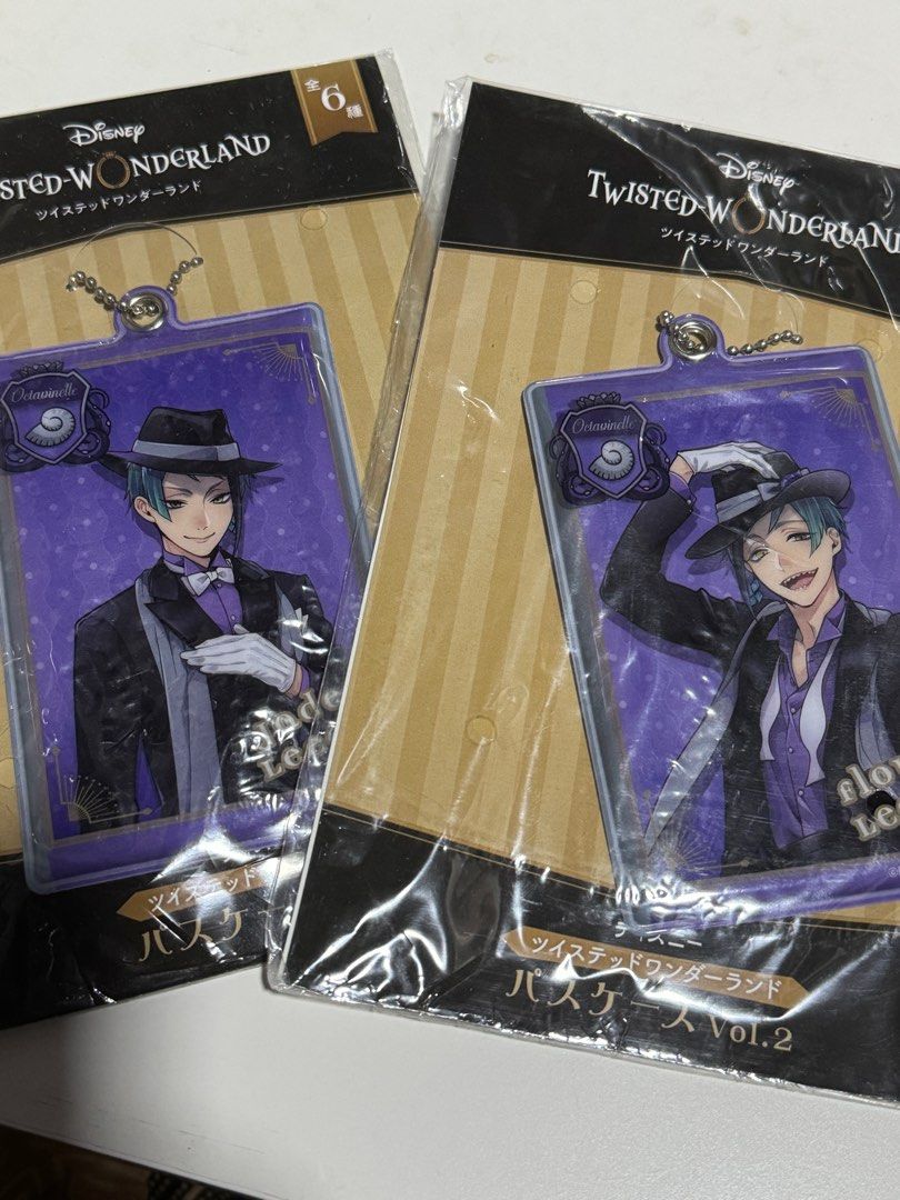 Twisted Wonderland Card Holder - Jade Leech / Floyd Leech, Hobbies ...