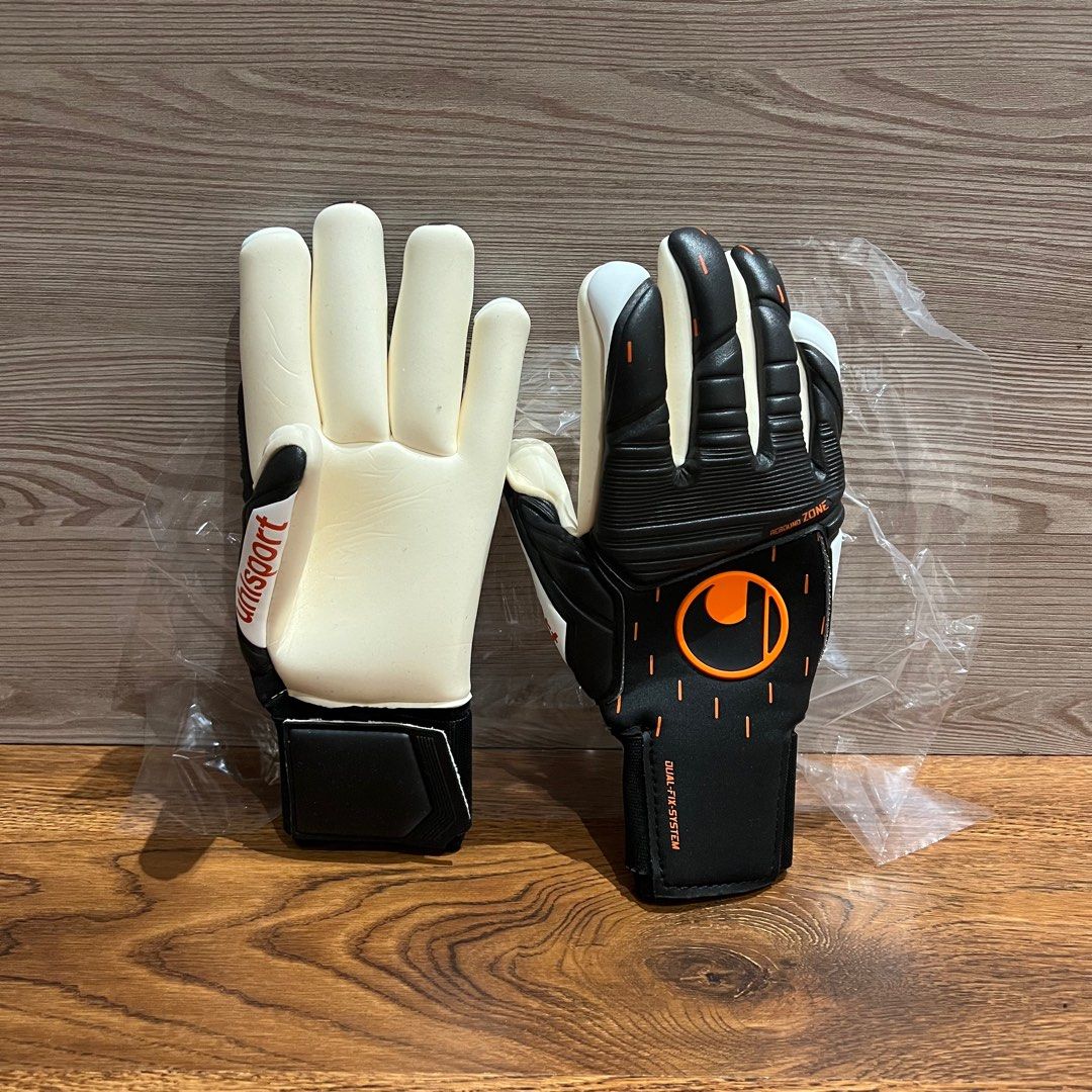 Uhlsport Absolutgrip Speed Contact Finger Surround Goalkeeper Gloves ...