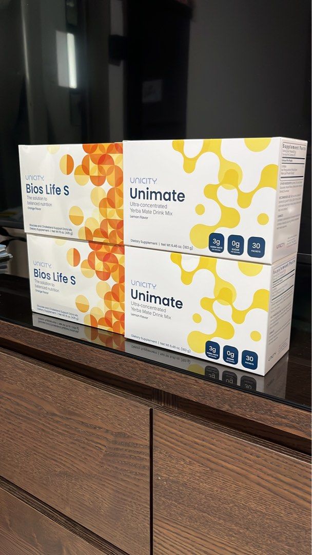 Unicity Bios Life S & Unimate for sale, Health & Nutrition, Health ...
