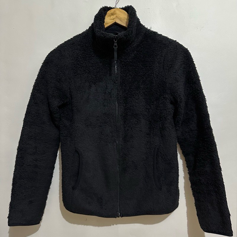 Uniqlo Sherpa Jacket, Women's Fashion, Coats, Jackets and Outerwear on ...