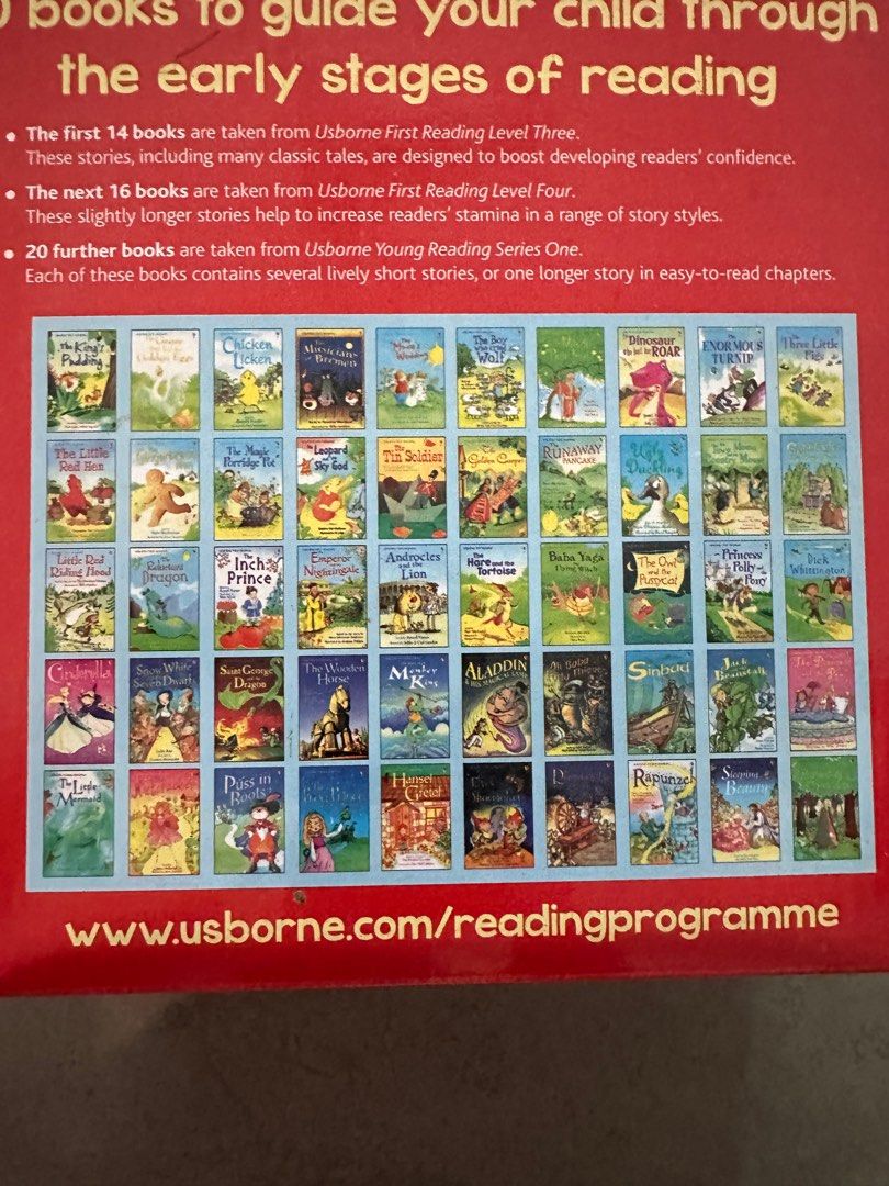 Usborne My Reading Library 50 Books, Hobbies & Toys, Books & Magazines ...