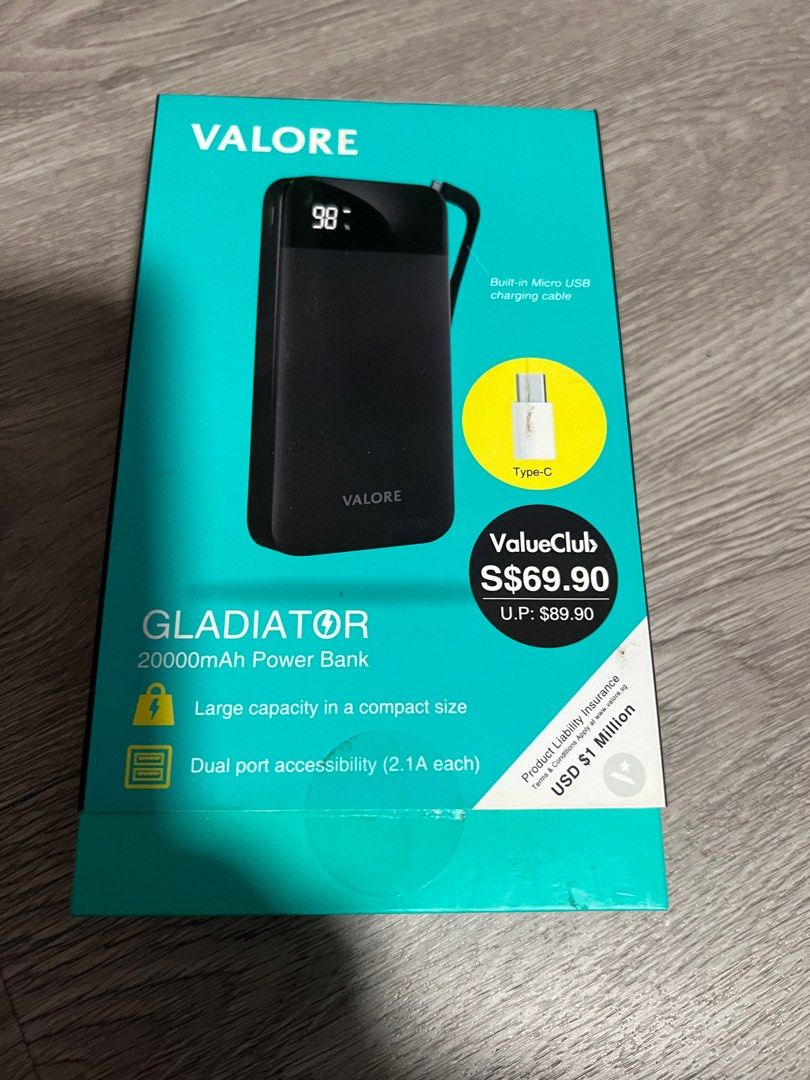 Valore 20000mAh Power Bank, Mobile Phones & Gadgets, Mobile & Gadget ...
