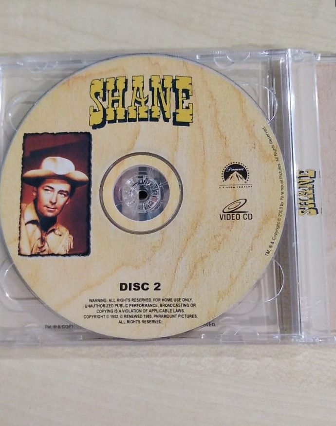 VCD - SHANE (1953), Hobbies & Toys, Music & Media, CDs & DVDs on Carousell