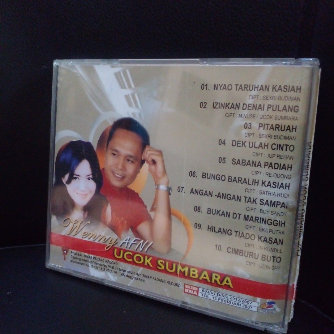 Vcd karoke ucok simbara lagu minang, Musik & Media, CD, DVD & Lainnya ...