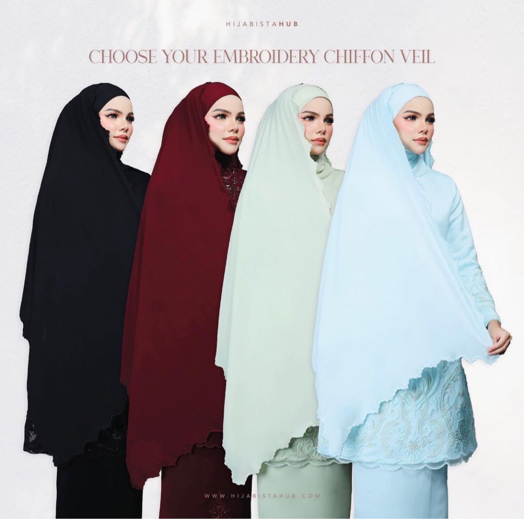 Veil, Women's Fashion, Muslimah Fashion, Hijabs on Carousell