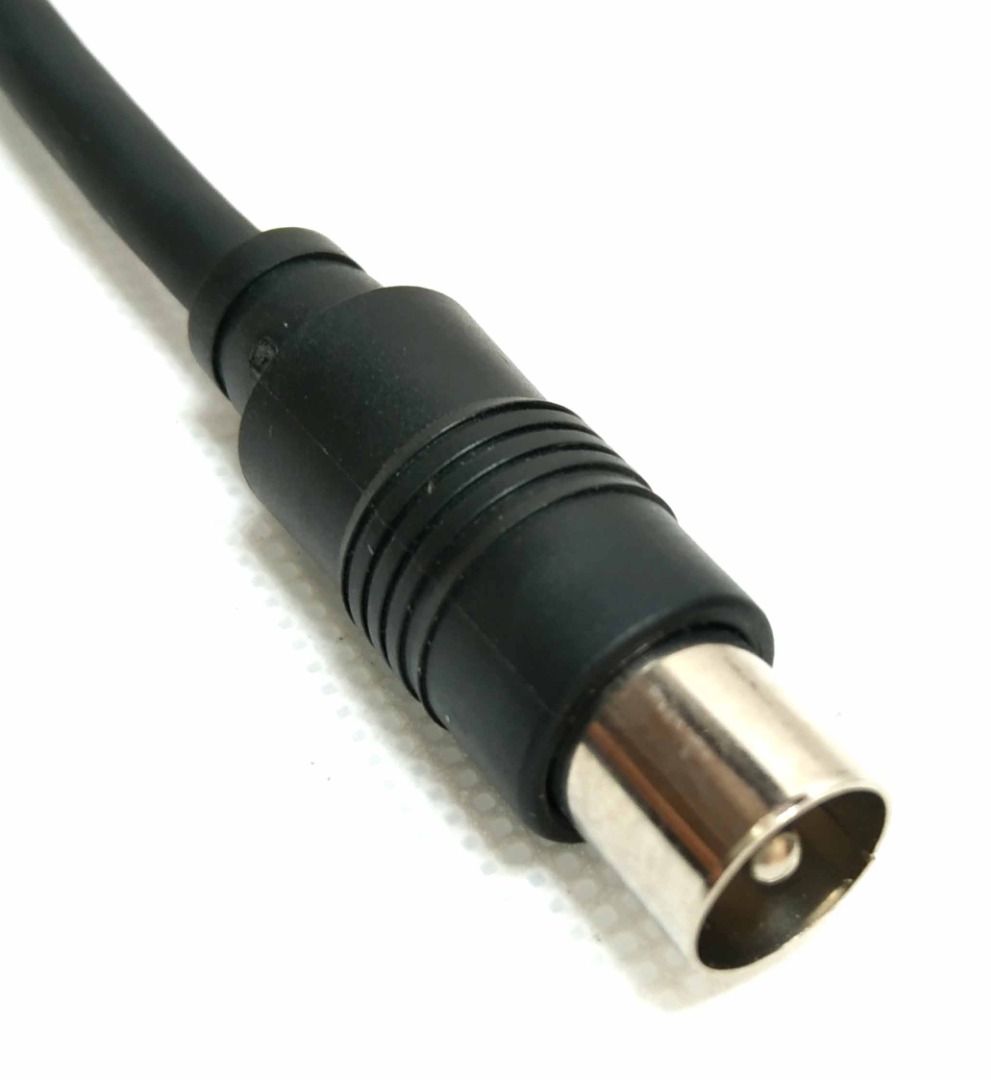 VHF UHF RF TV Antenna Ariel Cable plug to Socket Male to Female Cable ...