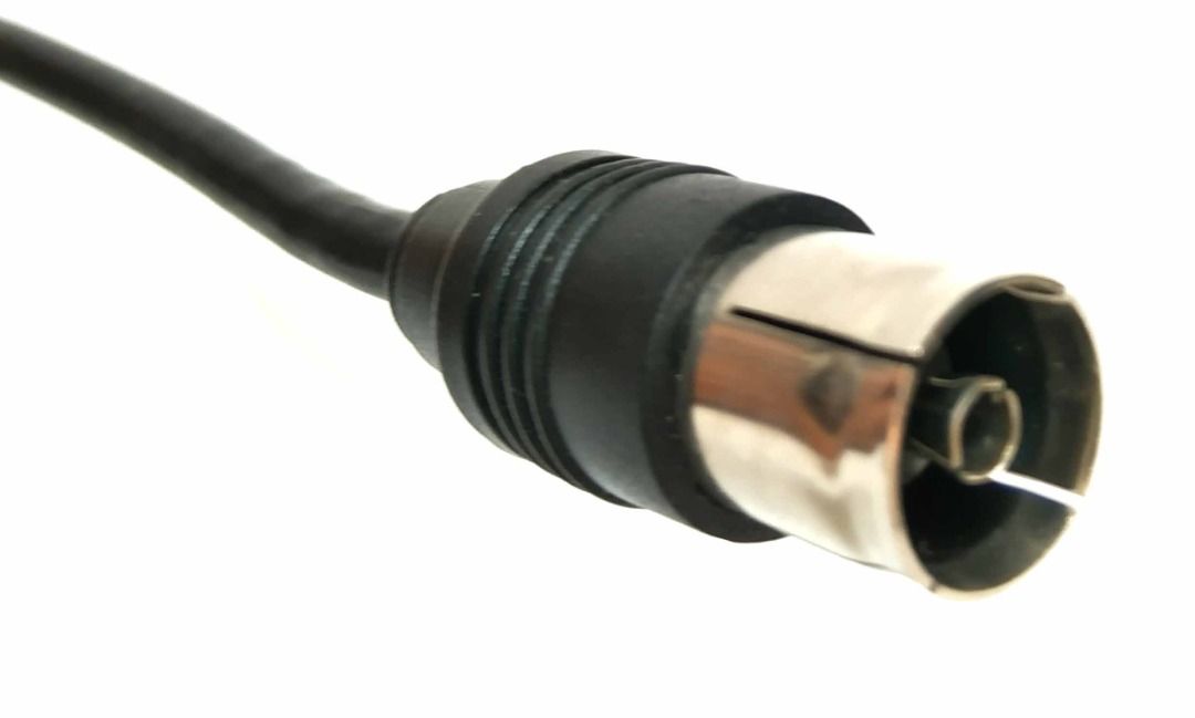 VHF UHF RF TV Antenna Ariel Cable plug to Socket Male to Female Cable ...