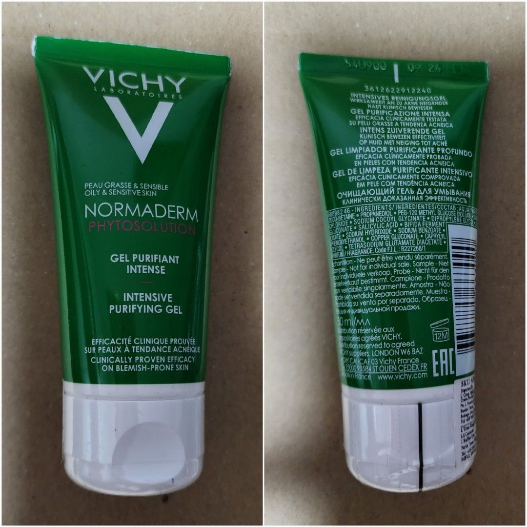 Vichy Normaderm Intensive Purifying Gel, Beauty & Personal Care, Face ...