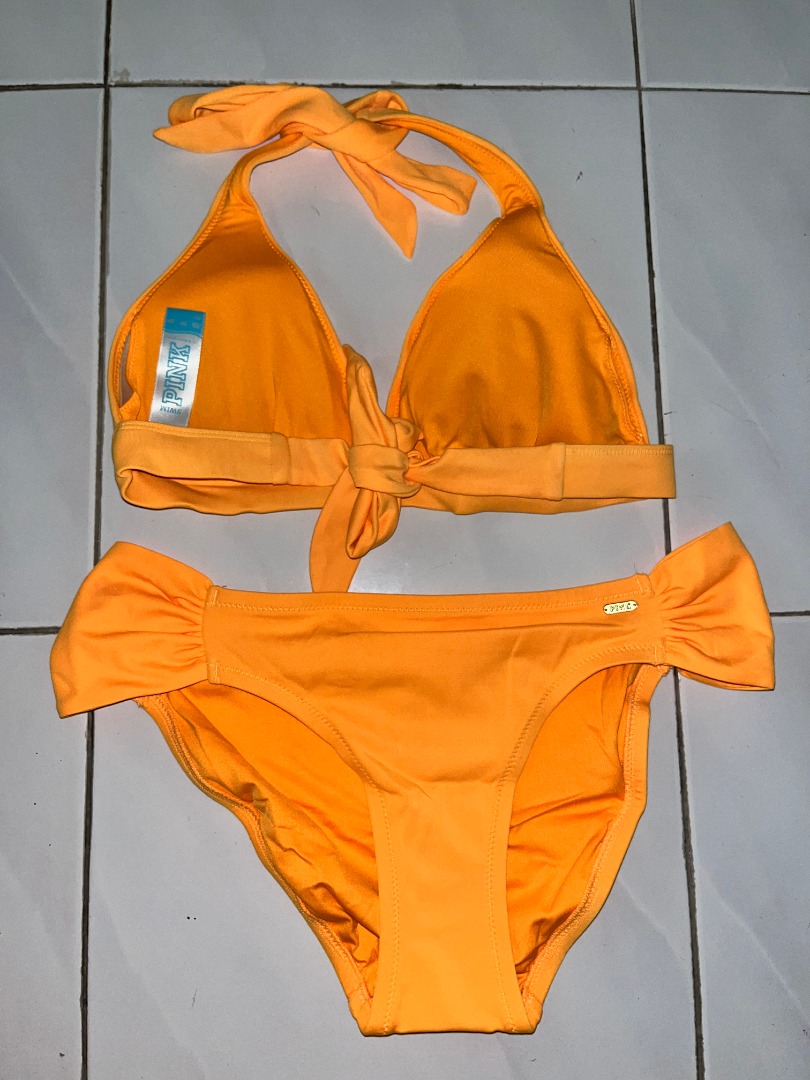 Victoria Secret Halter Top Bikini Womens Fashion Swimwear Bikinis