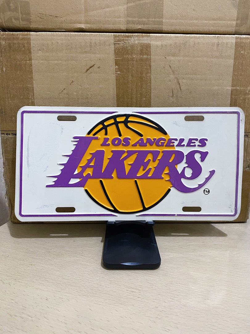 (Vintage) 80’s Los Angeles Lakers - NBA Basketball - Metal License ...