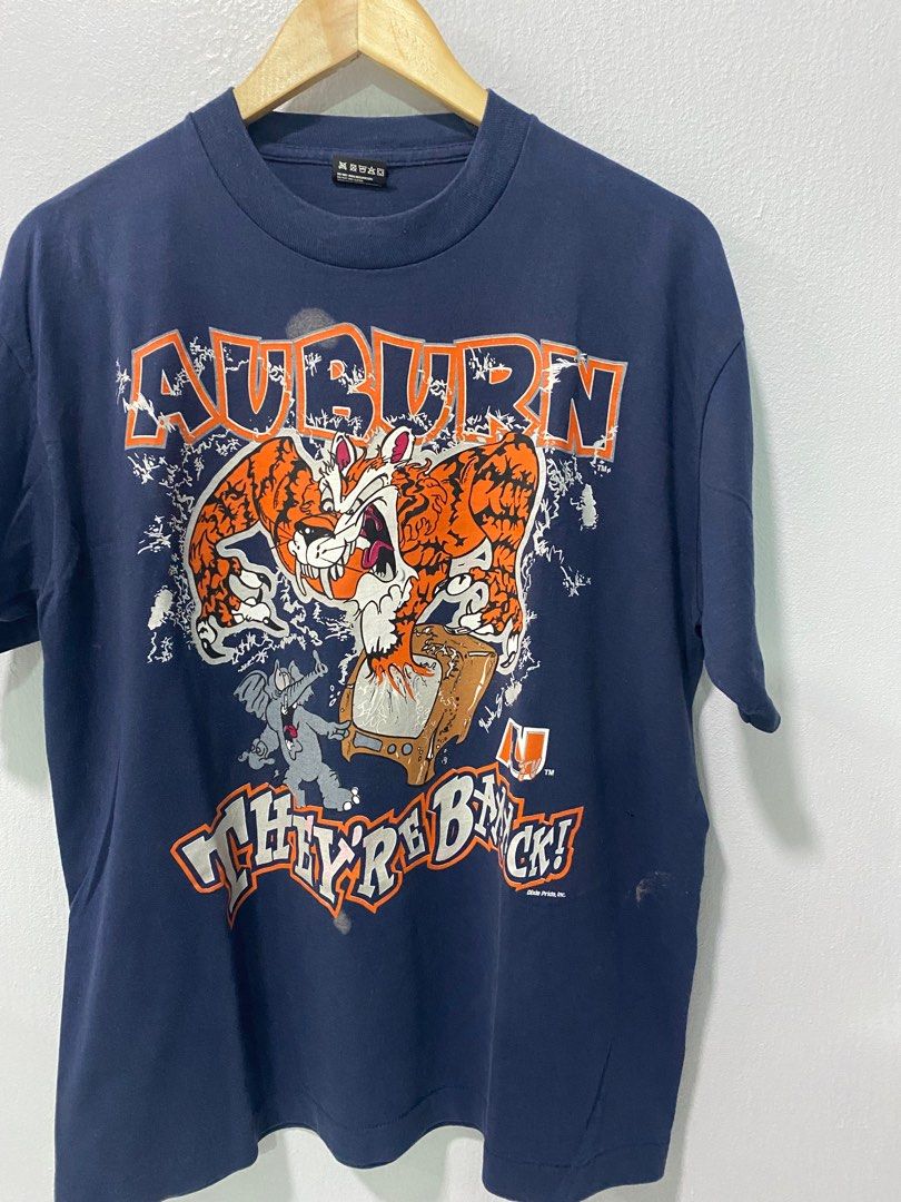 Vintage Auburn, Men's Fashion, Tops & Sets, Tshirts & Polo Shirts on ...