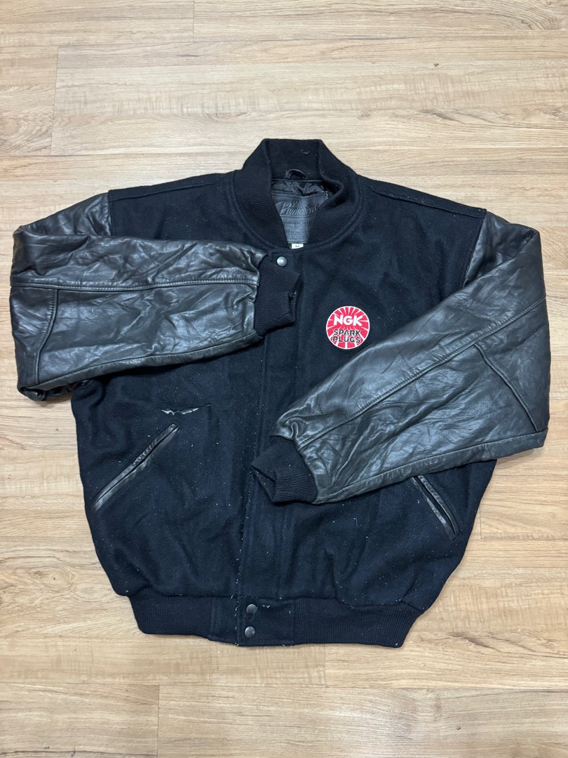 VINTAGE NGK RACING VARSITY JACKET, Hobbies & Toys, Collectibles ...