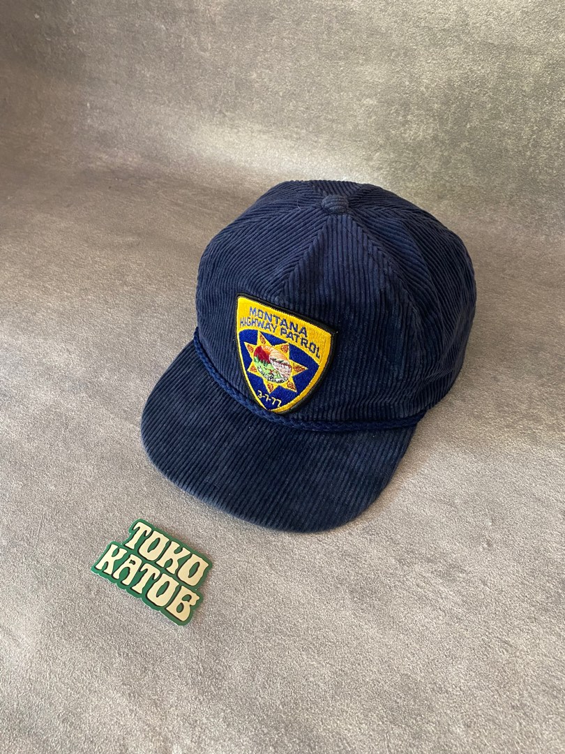 Vintage Rope Hat Corduroy, Fesyen Pria, Aksesoris, Topi di Carousell