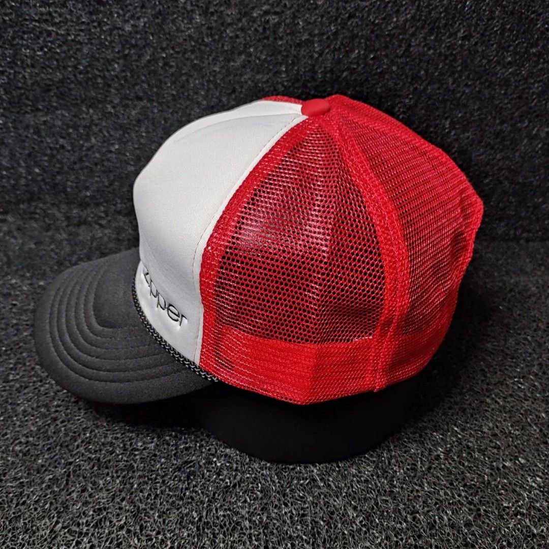 VON ZIPPER TRUCKER CAP RED BLACK WHITE, Men's Fashion, Watches ...