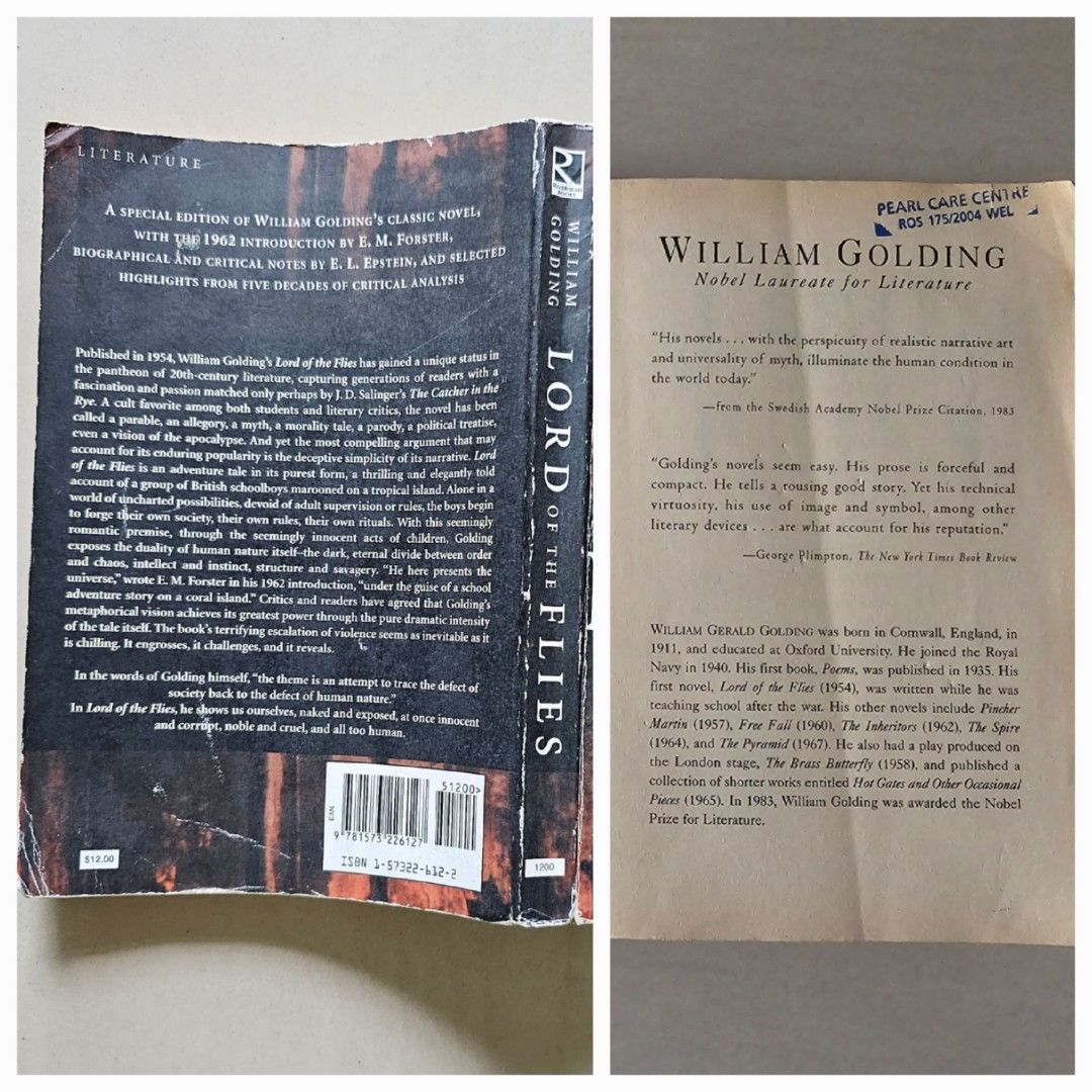 William Golding Lord Of The Flies,Eckhart Toller,The Power Of Now ...