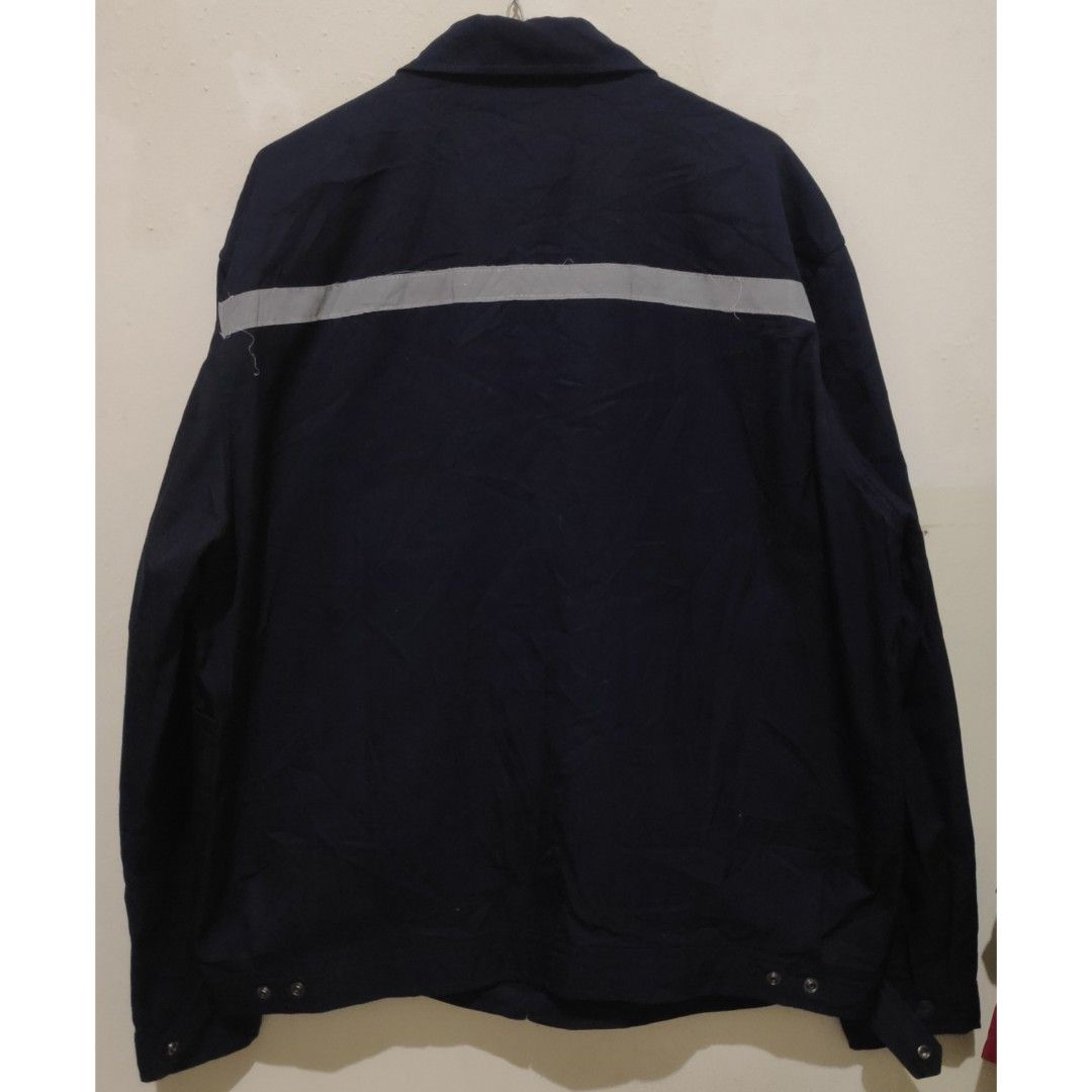 Work Jaket Soft Jeans Black ZIBEN Original Oversize Bigsize Jumbo Hitam pekat not Levis Levi's ...