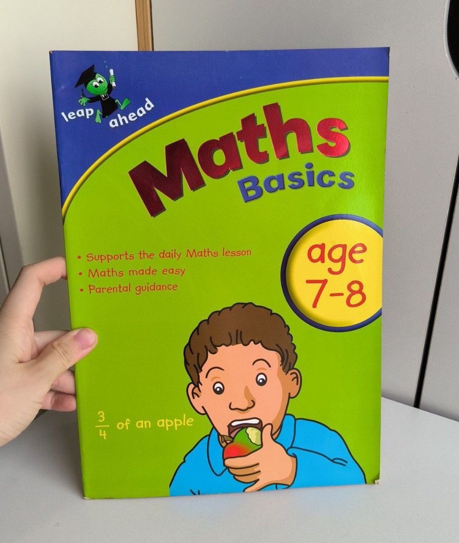 Workbook leap ahead Maths basics For age 7-8 Like new Rm7, Hobbies ...