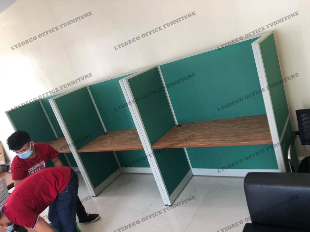 WORKSTATION OFFICE PARTITION AND FURNITURE, Furniture & Home Living ...
