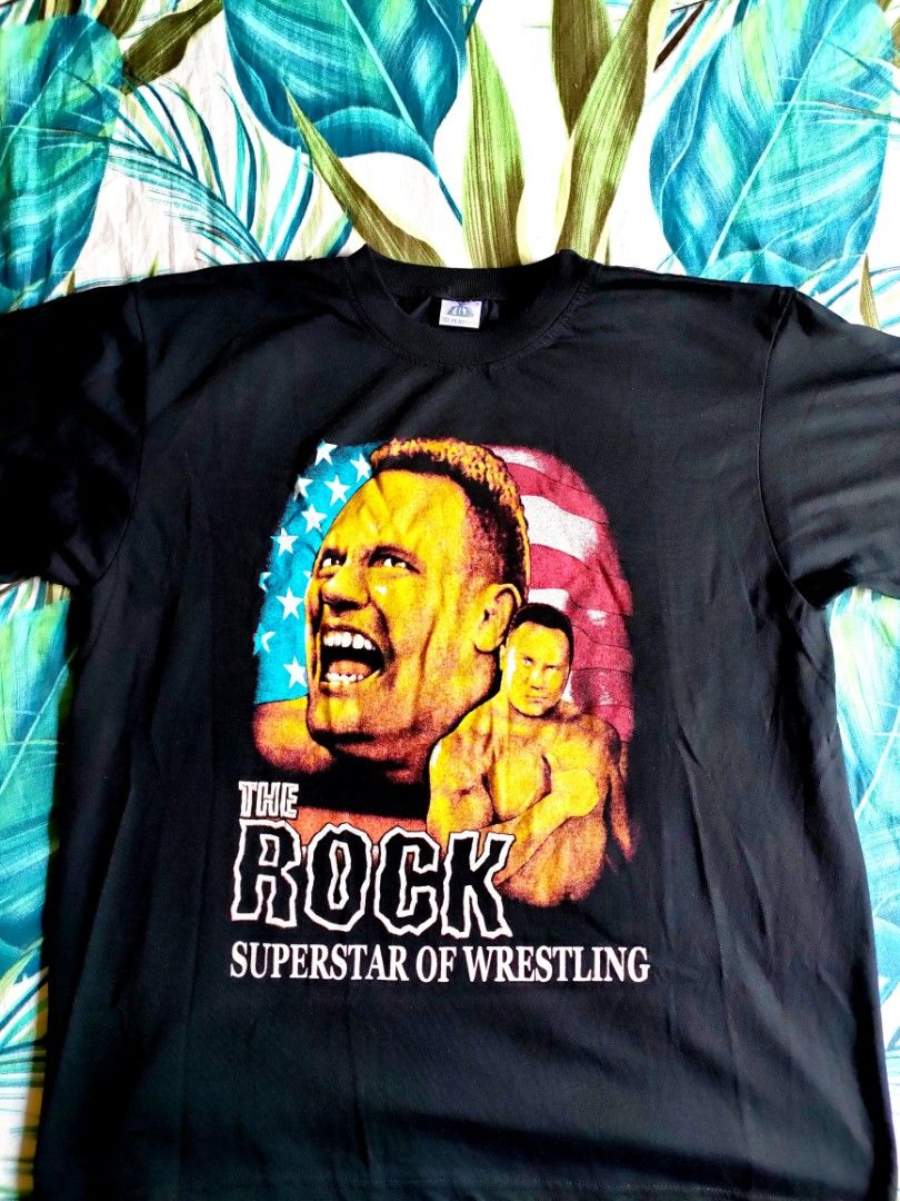 WWE T-shirts The Rock, Stone Cold Austin, SummerSlam, Men's Fashion ...