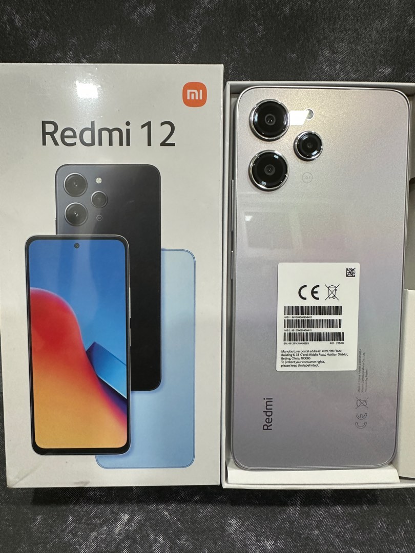 Xiaomi REDMI 12 Silver 256 GB, Mobile Phones & Gadgets, Mobile Phones ...