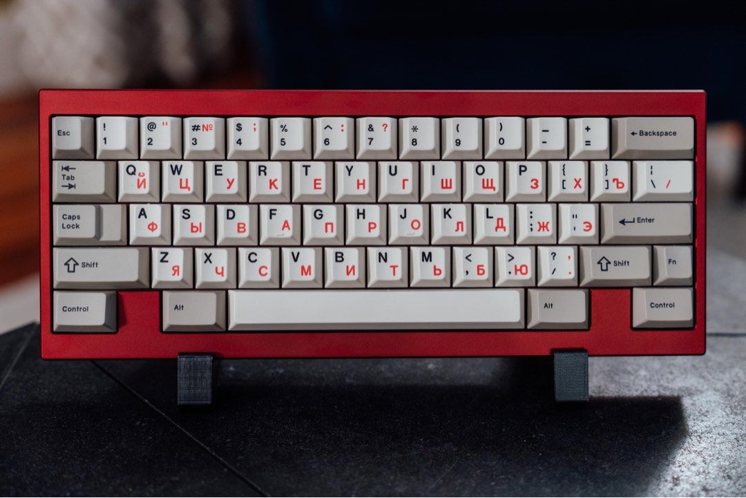 Xmi red cyrillic custom keycaps (PBT), Computers & Tech, Parts ...