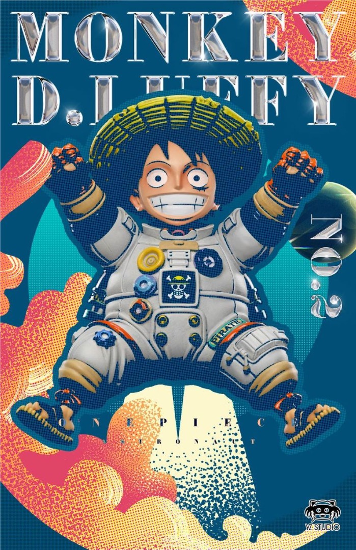 YZ Studio -Wcf Astronaut Luffy, Hobbies & Toys, Toys & Games on Carousell