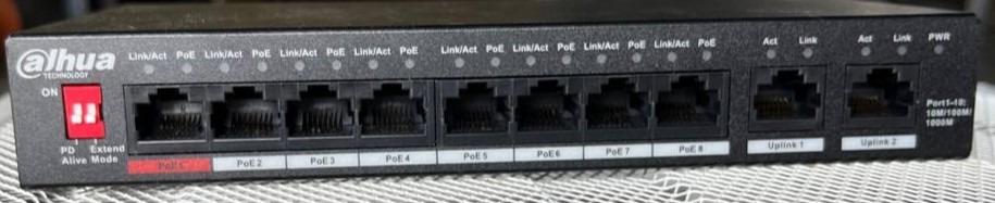 Port Unmanaged Desktop Gigabit Switch With Port PoE Computers Tech Office Business