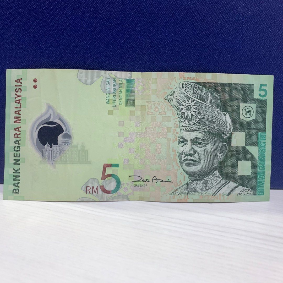 11th Series Polymer Note Zeti Aziz ZA RM5, Hobbies & Toys, Collectibles ...
