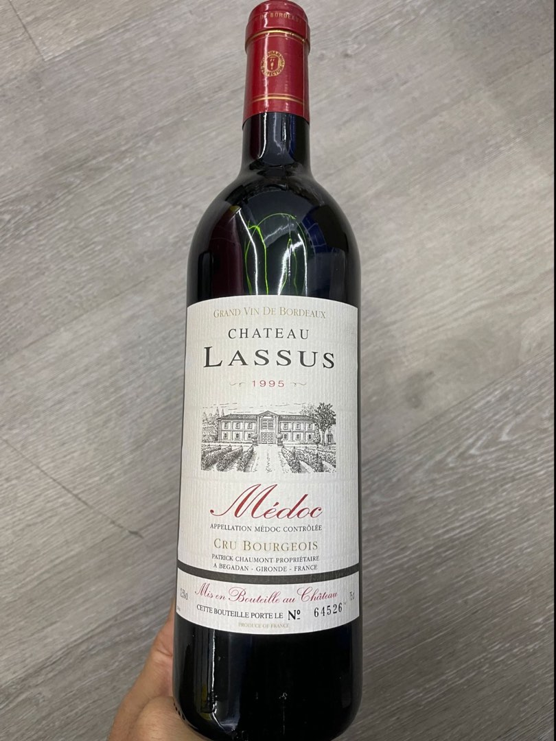 1995 Chateau Lassus [Red Wine], Food & Drinks, Alcoholic Beverages on ...