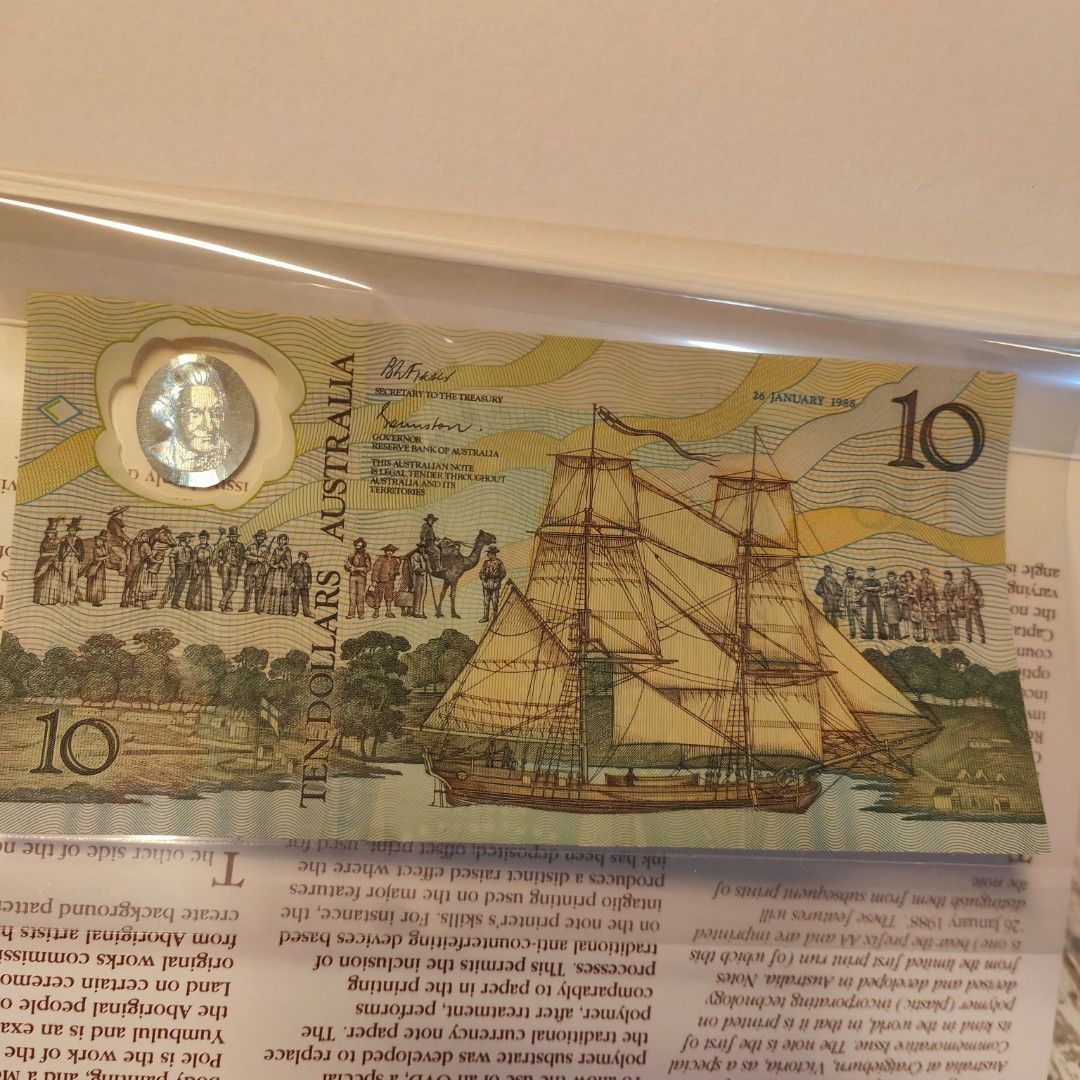 AU $10- 1st Polymer Note in the world; Bicentenary AA Prefix First Day ...