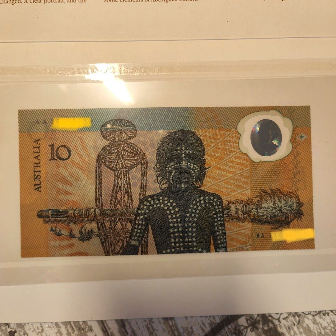 AU $10- 1st Polymer Note in the world; Bicentenary AA Prefix First Day ...