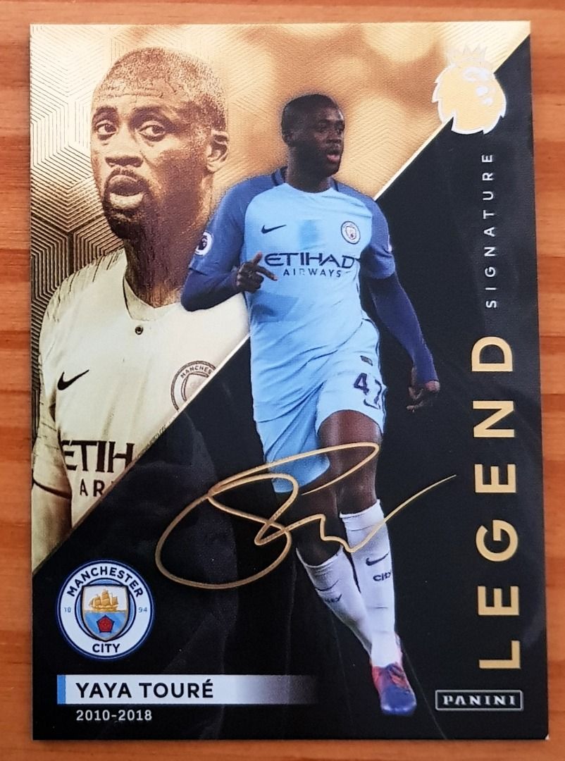 2023/24 Panini Adrenalyn XL Legend Limited Edition Signature Yaya Toure ...