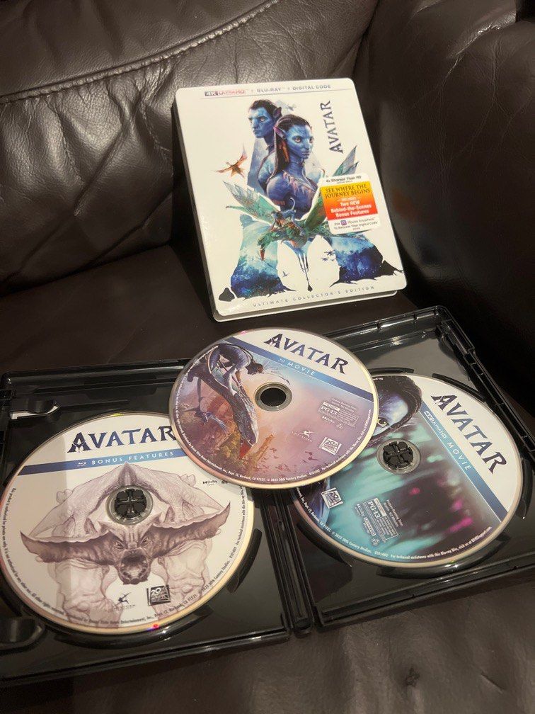 (2023)(3 discs) Avatar 4K Ultra HD UHD - Blu-ray ( Bluray ), Hobbies ...