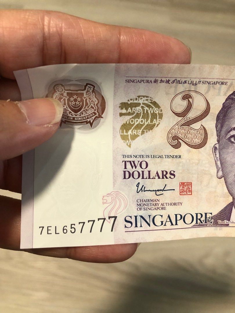 $2 note ending 7777, Hobbies & Toys, Memorabilia & Collectibles, Currency on Carousell
