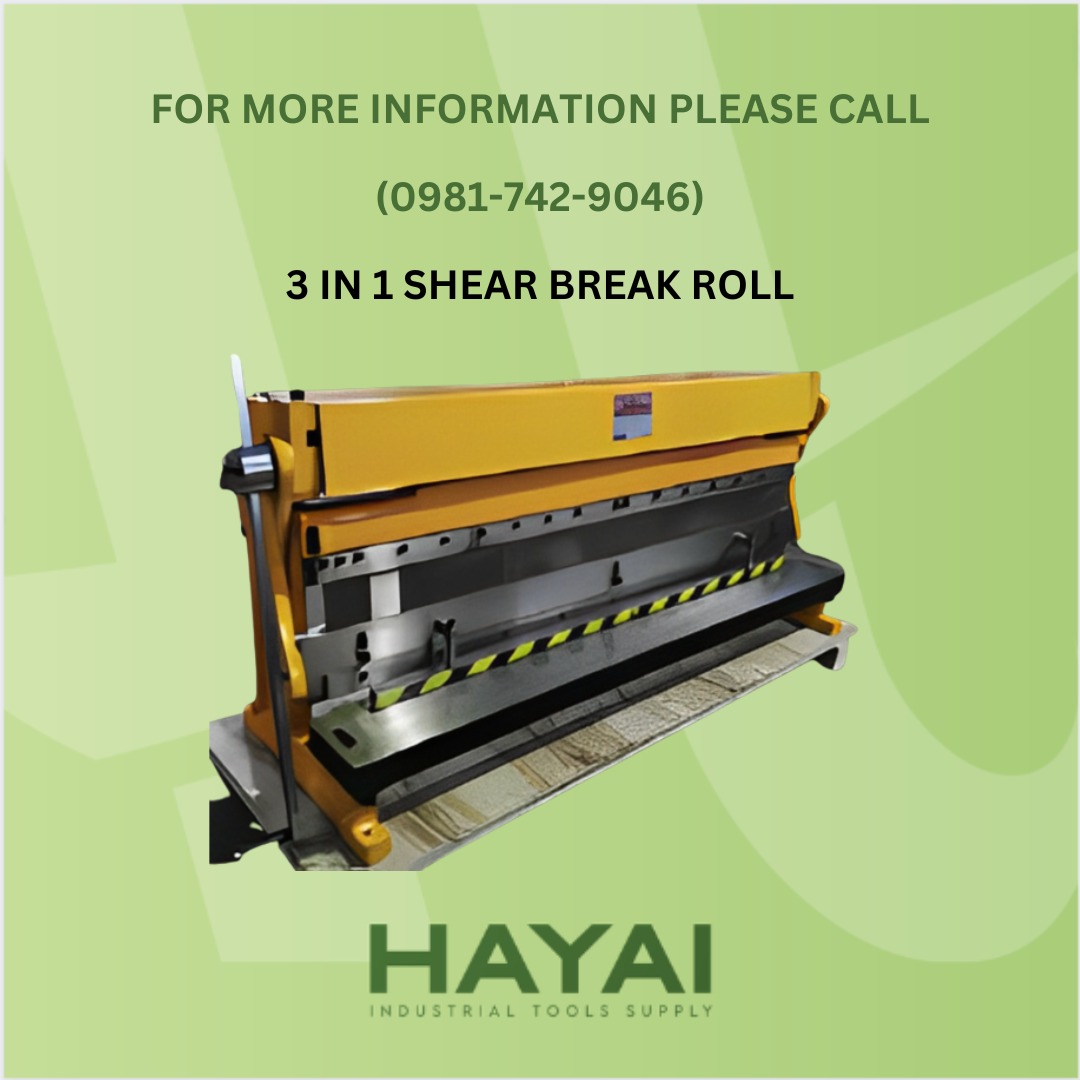 3 IN 1 SHEAR BREAK ROLL, Commercial & Industrial, Construction Tools ...
