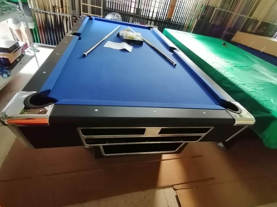 4X8 MDF JR. SIZE BILLIARD TABLE with RACK, Sports Equipment, Sports ...