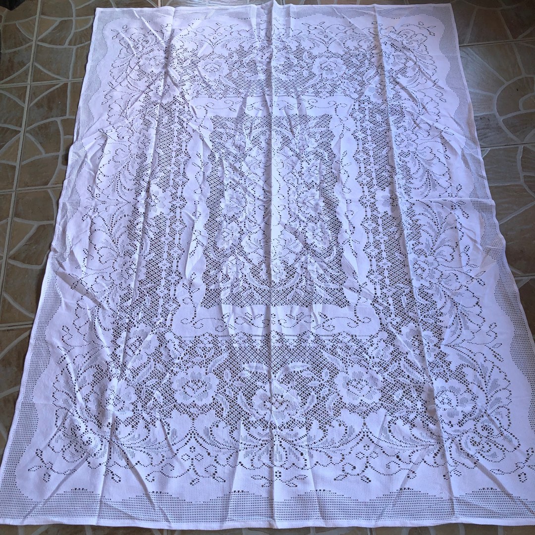 61.5”x37” table cover P480, Furniture & Home Living, Home Decor, Other ...