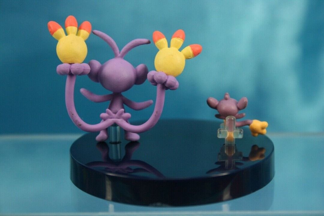 寵物小精靈 扭蛋 立體圖鑑 雙尾怪手 長尾怪手 Tomy Takara ARTS Pokemon Zukan DP15 1/40 Scale ...