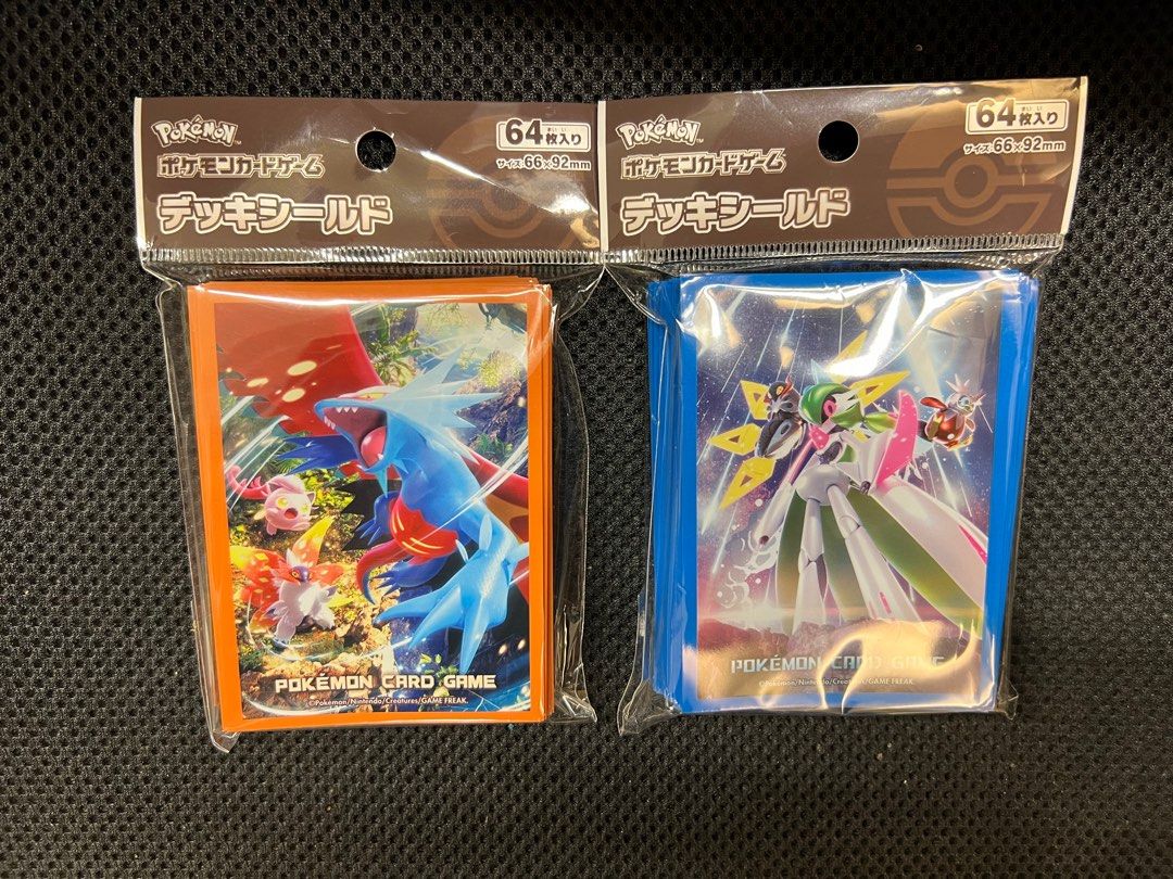 全新 日版 Pokémon Ptcg 卡套 鐵武者 轟鳴月 64 片裝, 興趣及遊戲, 玩具 & 遊戲類 - Carousell