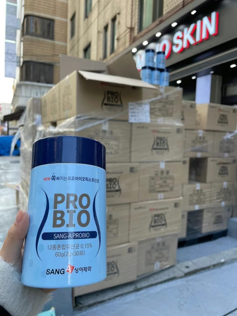 ‼️最後現貨兩筒‼️ 【藍色包裝 加強版】SANG-A PROBIO 加強版耐胃酸纖腰益生菌 纖腰益生菌 規格:2g*30條 重量：139g ...