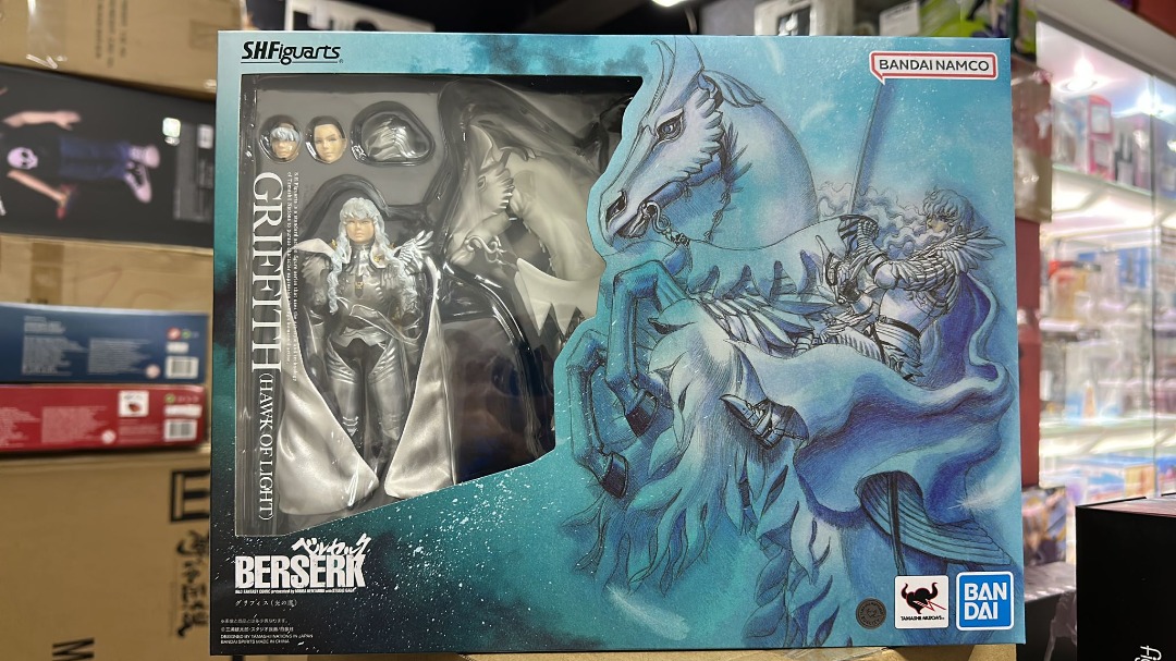 SOLD 全新 Bandai S.H.Figuarts Shf Berserk Griffith Hawk of Light 烙印戰士 ...