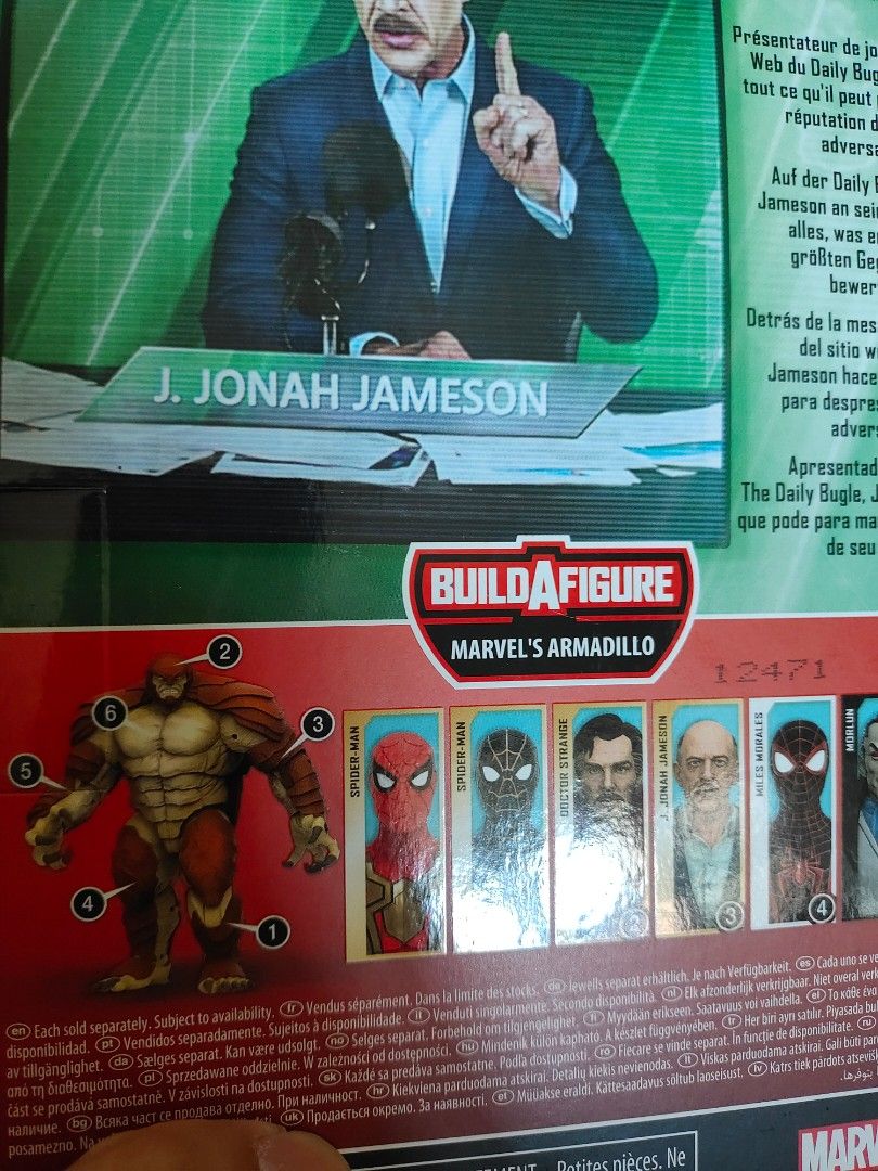 左手 Left Arm Marvel Armadillo Marvel Legends Spider-man Hasbro, 興趣及遊戲 ...