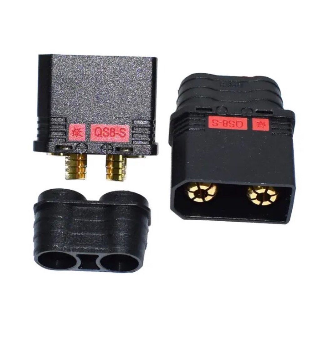 * QS8-S Connector Male and Female Kit RC Battery ESC QS8-S Heavy Duty ...