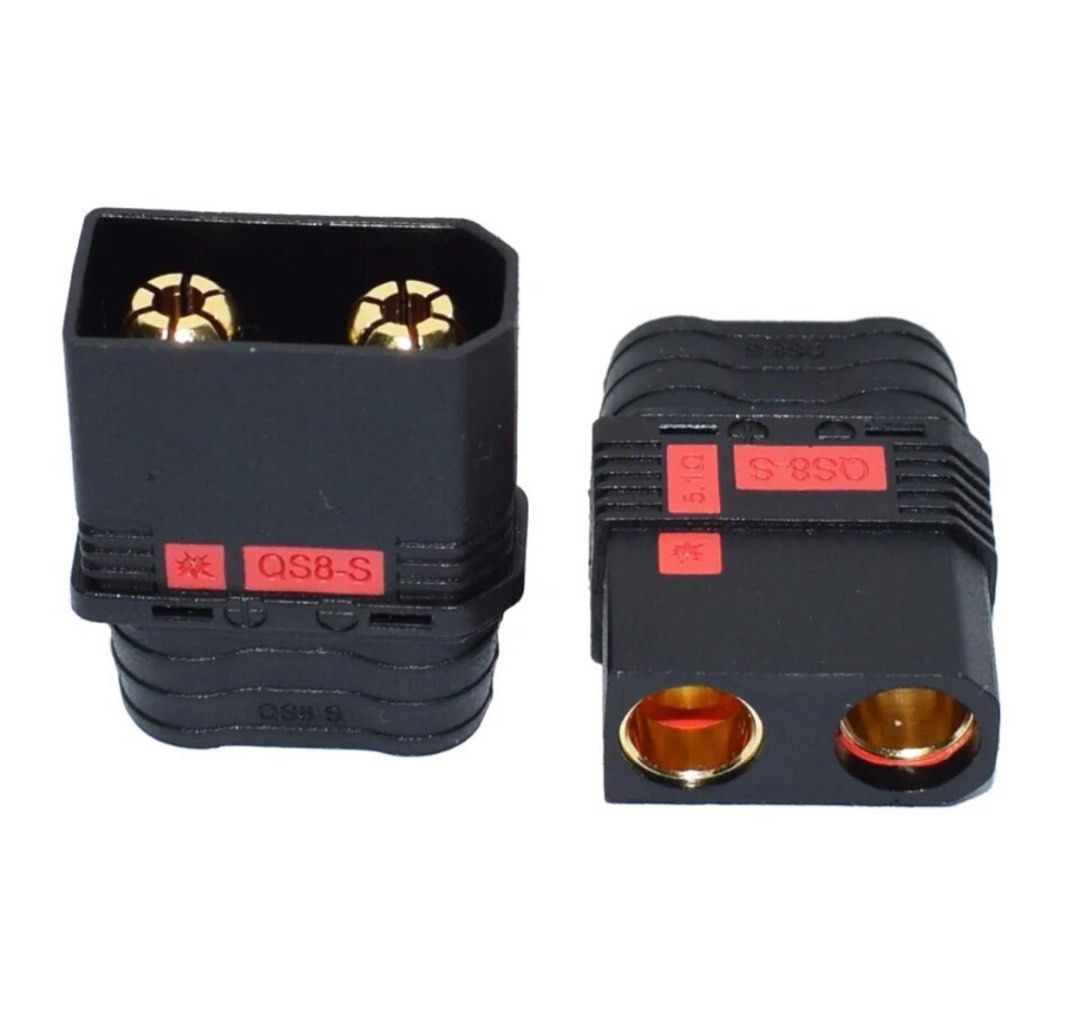 * QS8-S Connector Male and Female Kit RC Battery ESC QS8-S Heavy Duty ...