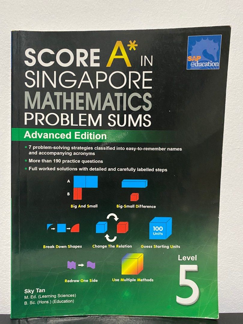 A* IN SINGAPORE MATHEMATICS FOR P5 P6, Hobbies & Toys, Books ...