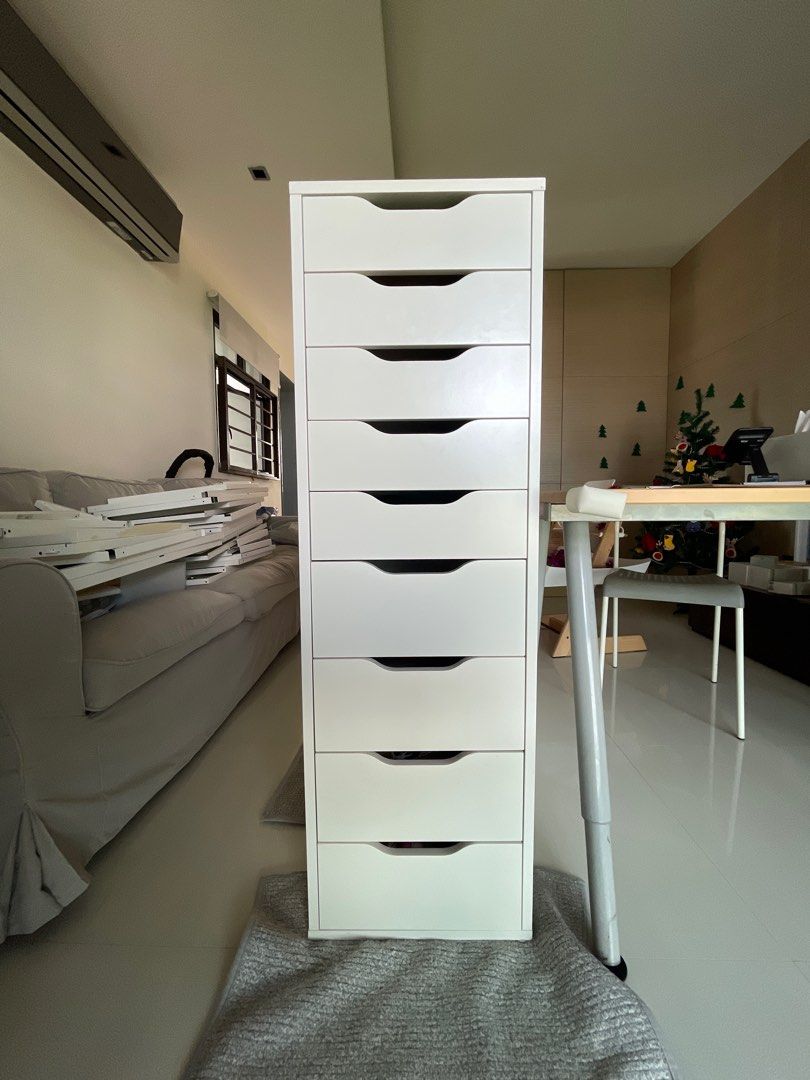 Alex drawers ikea white, Furniture & Home Living, Furniture, Shelves ...