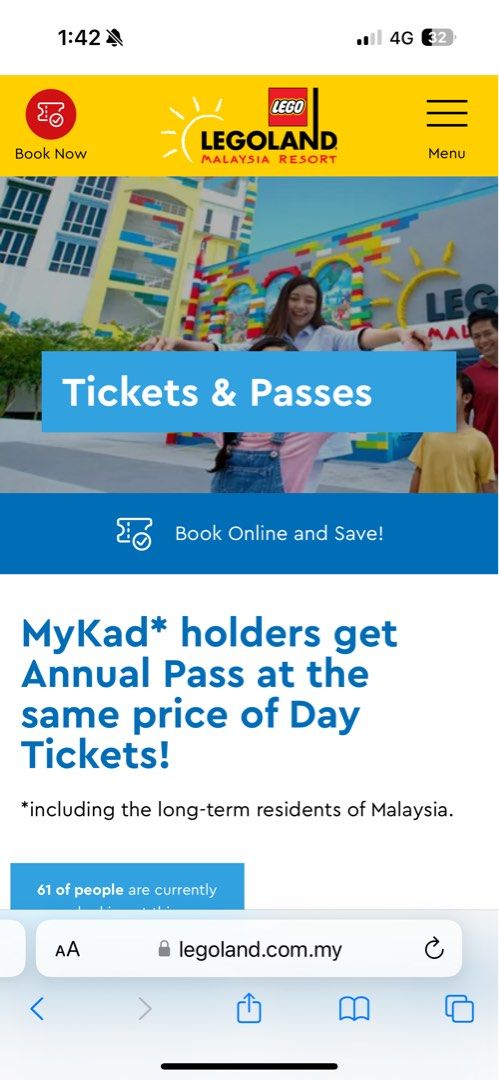 All kind of admission ticket of Legoland, Tickets & Vouchers, Local ...