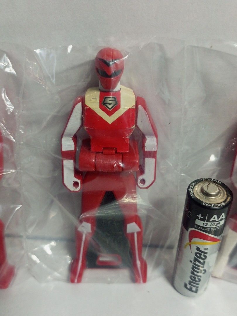 DX Red Ranger Key Set ( Maskman, Fiveman, Turbo Ranger , Gokaiger ...