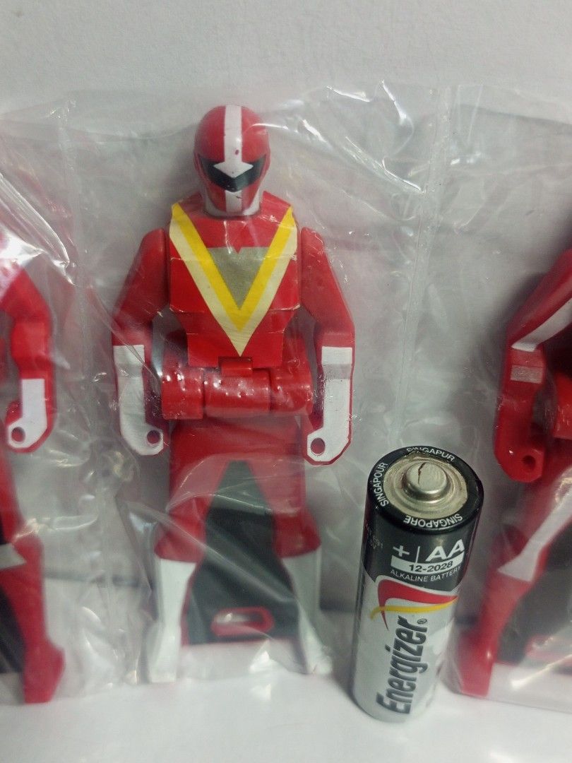 DX Red Ranger Key Set ( Maskman, Fiveman, Turbo Ranger , Gokaiger ...