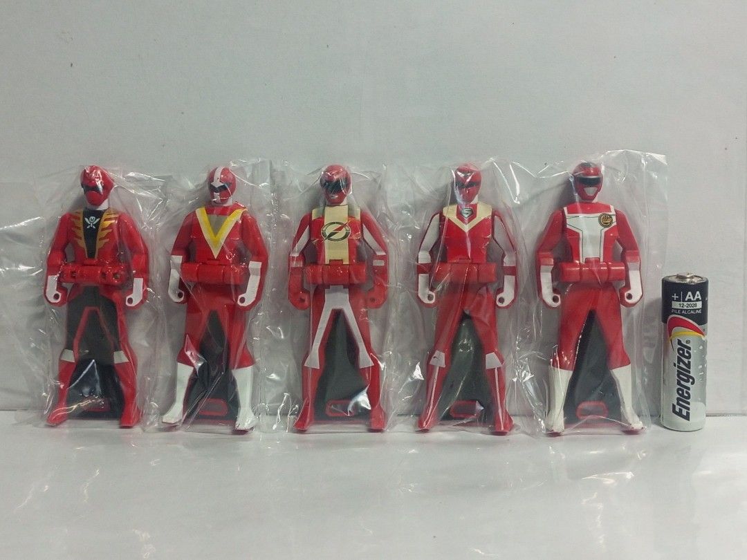 DX Red Ranger Key Set ( Maskman, Fiveman, Turbo Ranger , Gokaiger ...